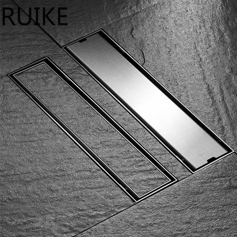 Invisible-Floor-Drain-304-Stainless-Steel-Rectangle-Anti-odor-Bath ...