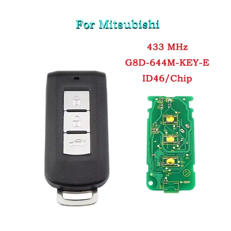 DUDELY-3-Buttons-Smart-Remote-Key-Fob-for-Mitsubishi-Lancer-Outlander ...