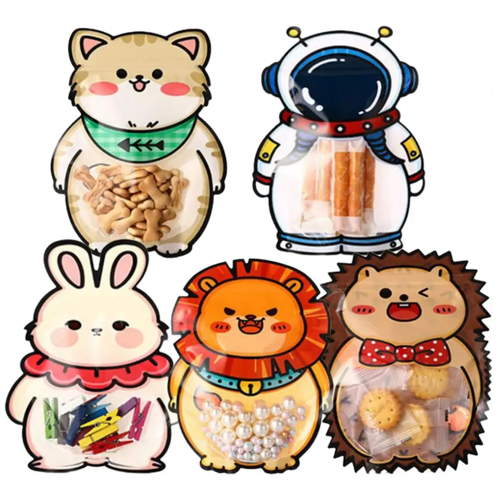 10Pcs-Candy-Bag-Animal-Style-Cute-Little-Hedgehog-Shape-Cookie-Sealing ...