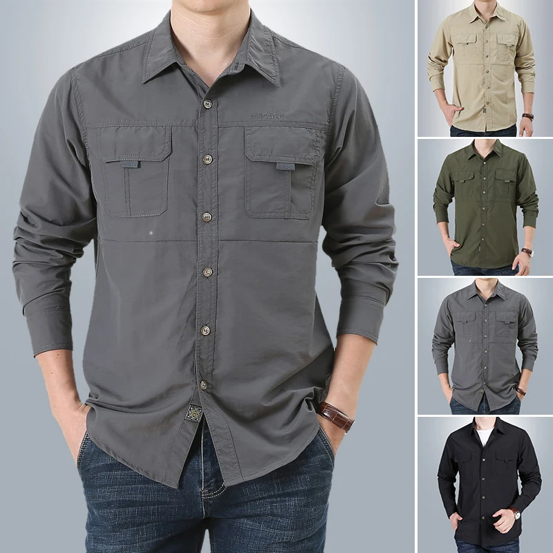 Men-Quick-Dry-Climbing-Tactical-Shirt-Long-Sleeve-Trekking-Fishing ...