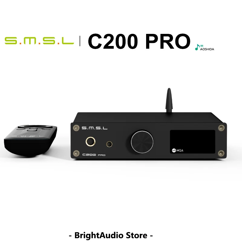 SMSL C200 PRO DAC Headphone Amplifier AMP MQA-CD ES9039Q2M 4* OPA1612A ...