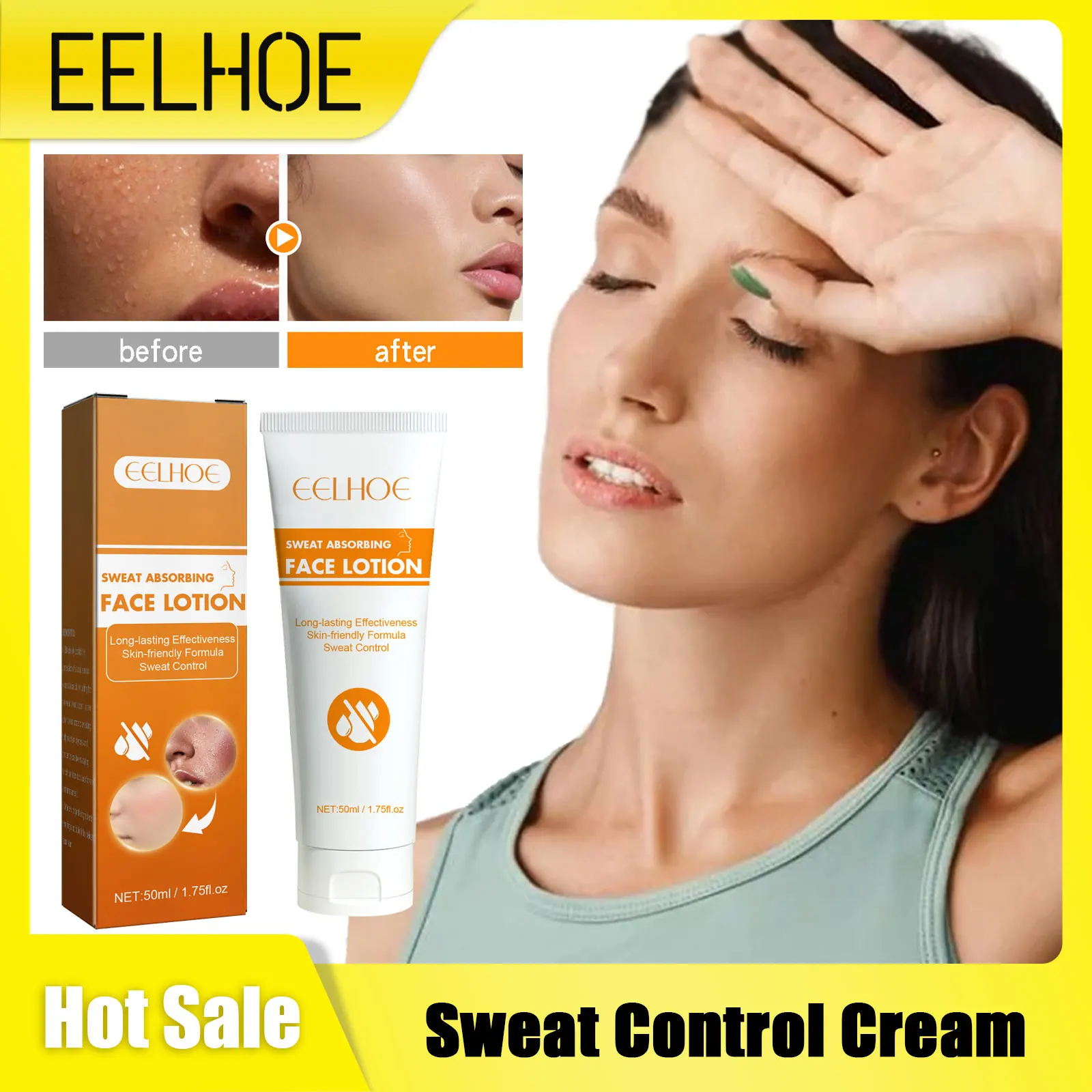 Sweat-Absorbing-Lotion-for-Face-Makeup-Base-Lasting-Refreshing-Clean ...