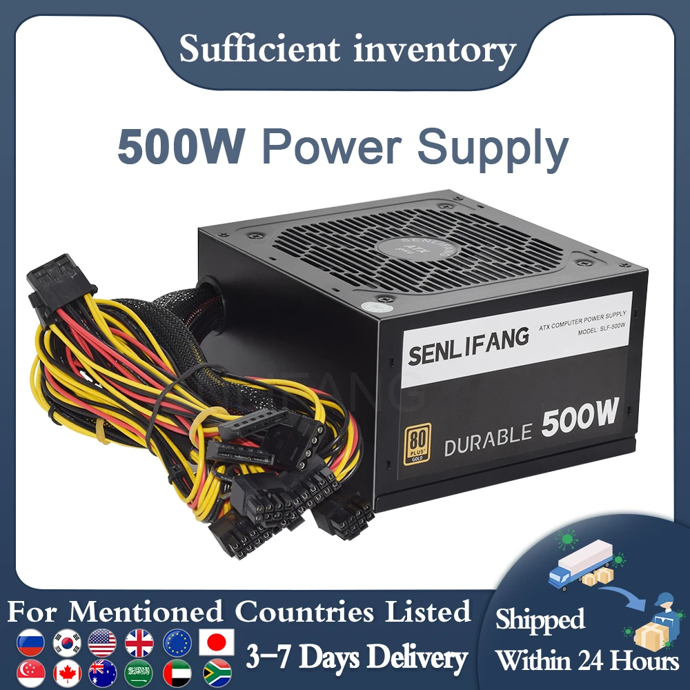 Power Supply 500w Desktop Computer | Computer Power Supply Psu Pfc ...