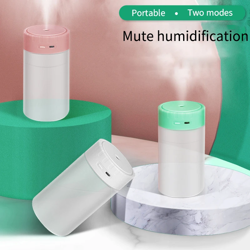 400ml Portable Air Humidifier Usb Aromatherapy Diffuser Essentials Steam Humidifiers Quiet ...