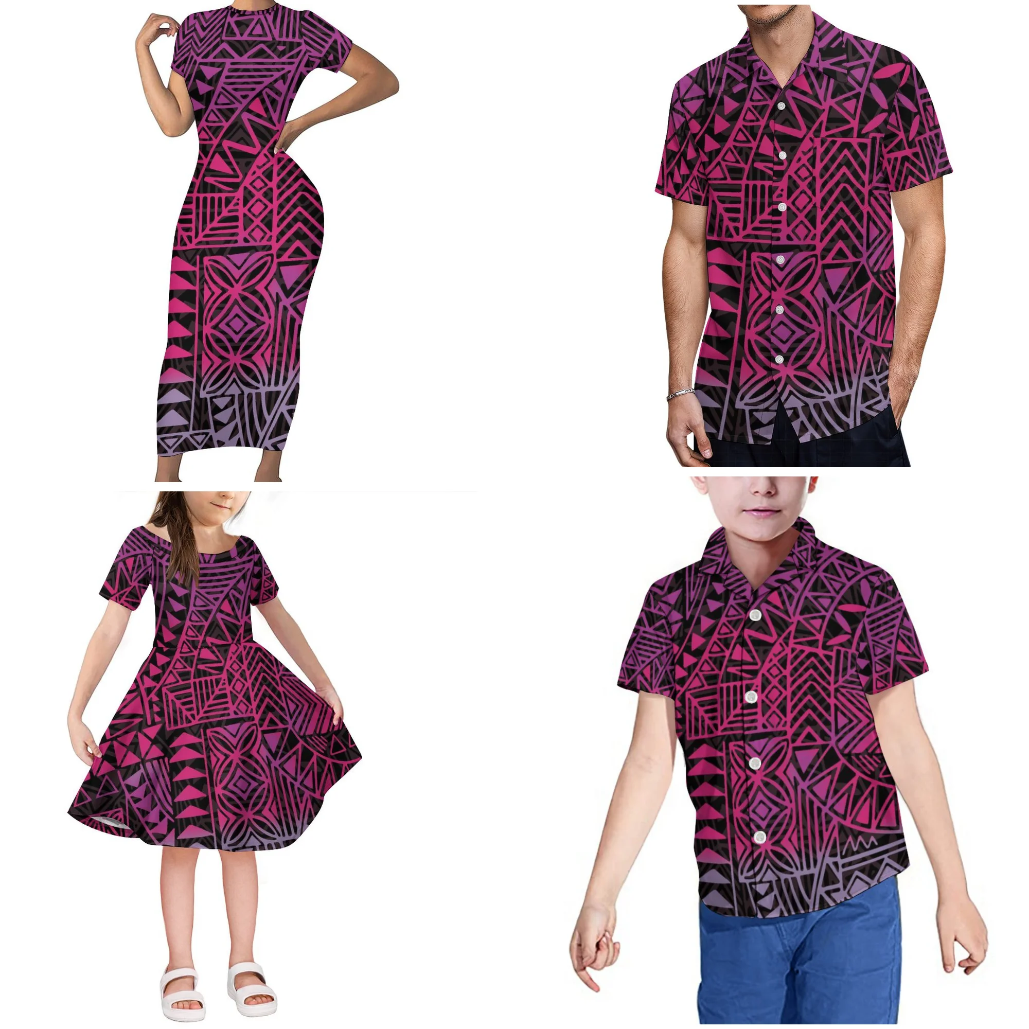 Custom-Polynesian-Design-Family-Matching-Clothing-Boutique-Kids-Clothes ...