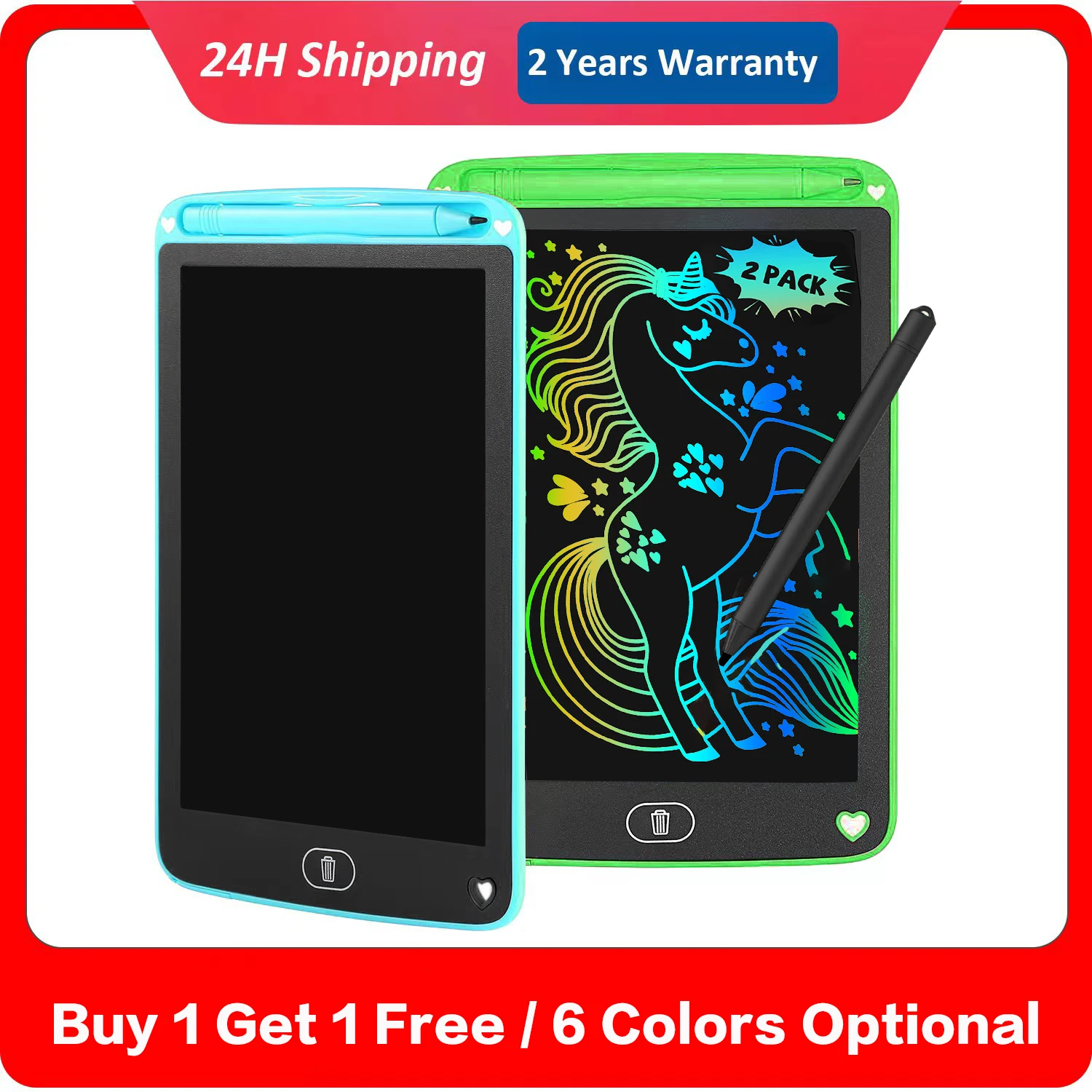 2PACK-10-5-inch-LCD-writing-tablet-for-kids-multicolor-drawing-tablet ...