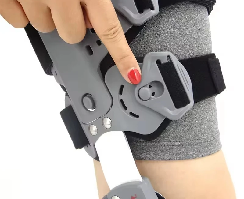 Adjustable Strong Stability Ankle Hinged Angle Knee Brace Knee Support ...