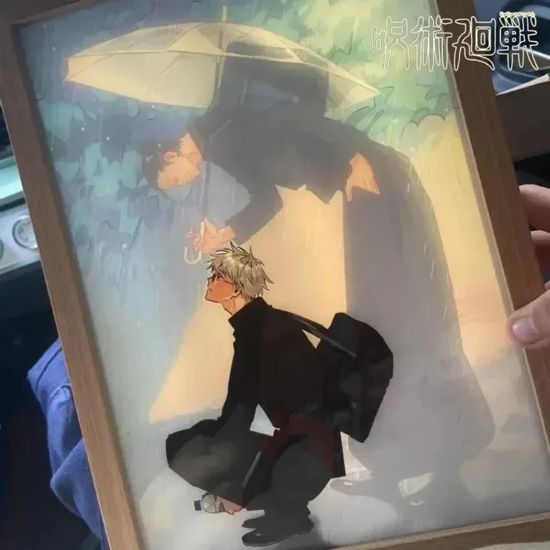 Jujutsu-Kaisen-Anime-Figure-Led-Gojo-Night-Light-Painting-Decor-Photo ...