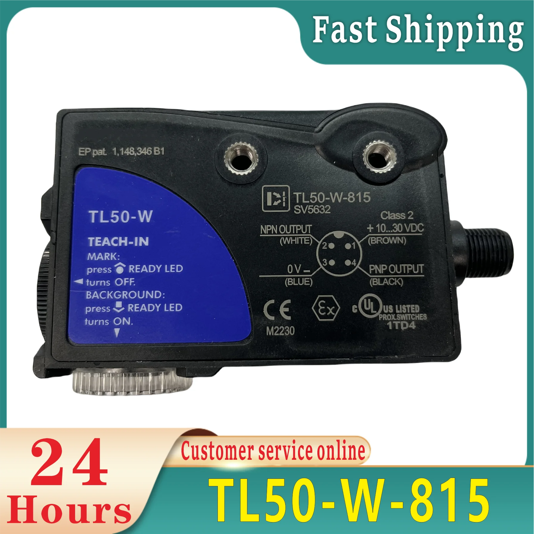 TL50-W-815 photoelectric switch TL50 photoelectric eye color code ...