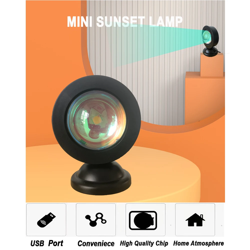 Portable-USB-Sunset-Light-Rainbow-Colorful-Neon-Lamp-Mini-Led-Projector ...
