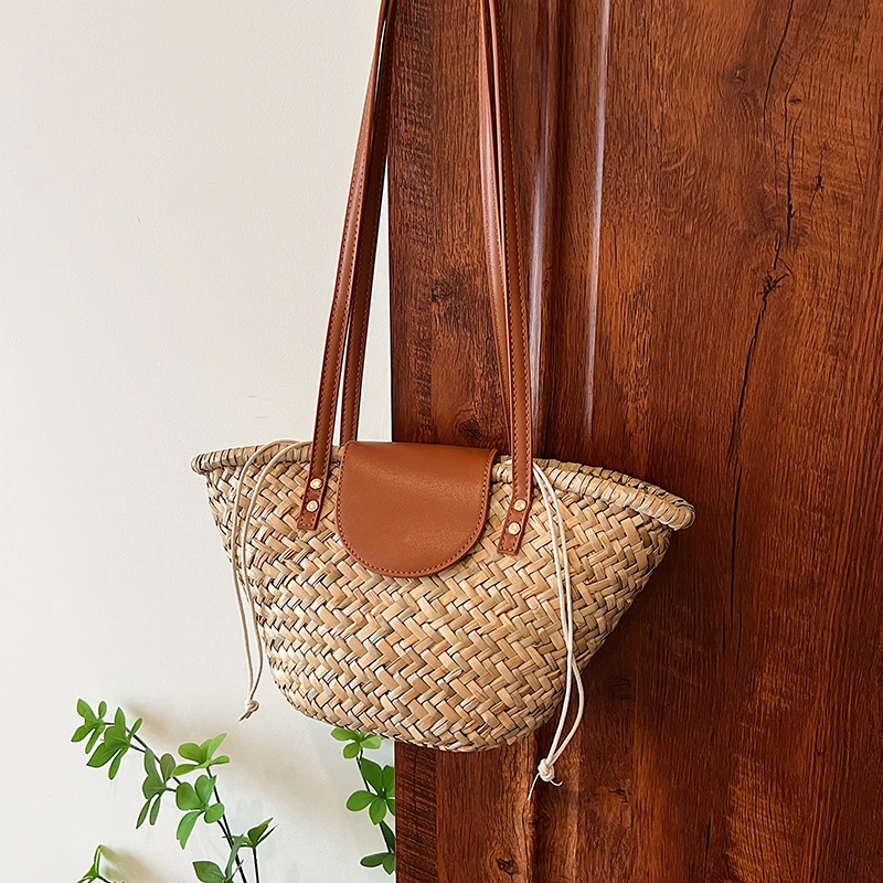 Woven Basket Bag