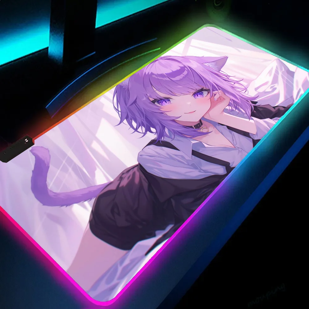 1pc-Nekomata-Okayu-VTuber-Hololive-Mat-XXL-RGB-Gaming-Mouse-Pads-HD ...
