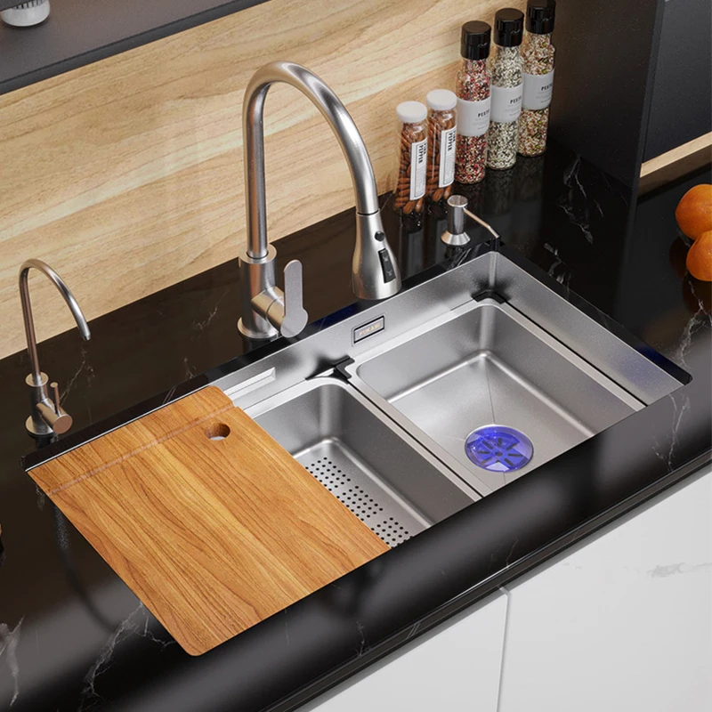 Thickened-SUS304-Stainless-Steel-Sink-Kitchen-Large-Single-Tank ...