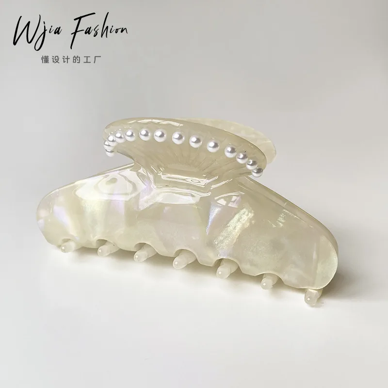 Shell-Shaped-Hairclips-French-Acetate-Hair-Claws-Bobbypins-Hair-Crabs ...