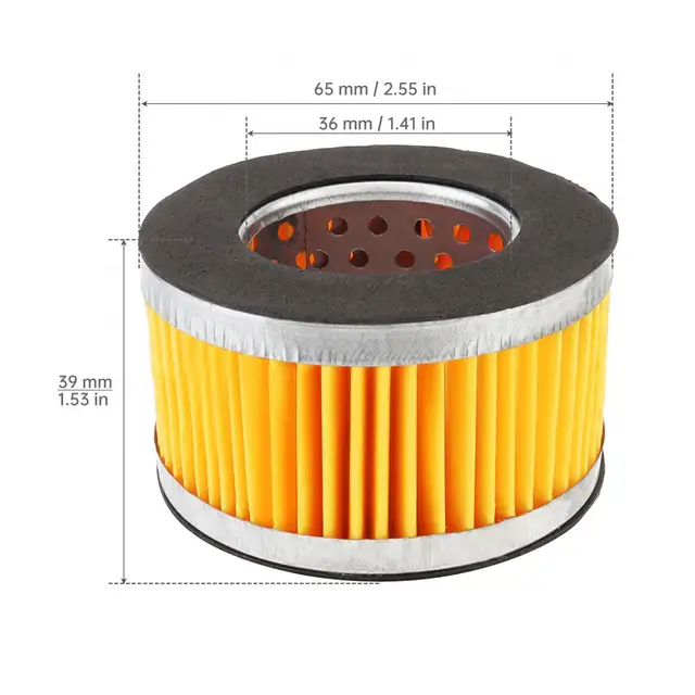 Air Filter Pads Compressor Air Filter Replacement – 3/8" MPT, Paper ...