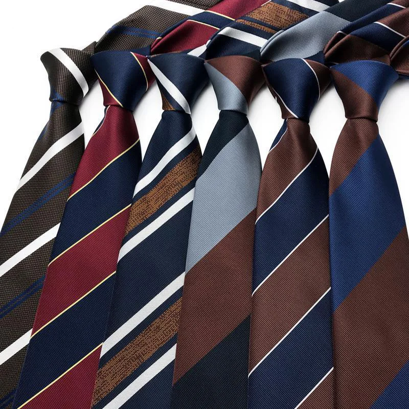 Luxury-8CM-Mens-Tie-Necktie-Stripes-Striped-Ties-For-Man-Groom ...