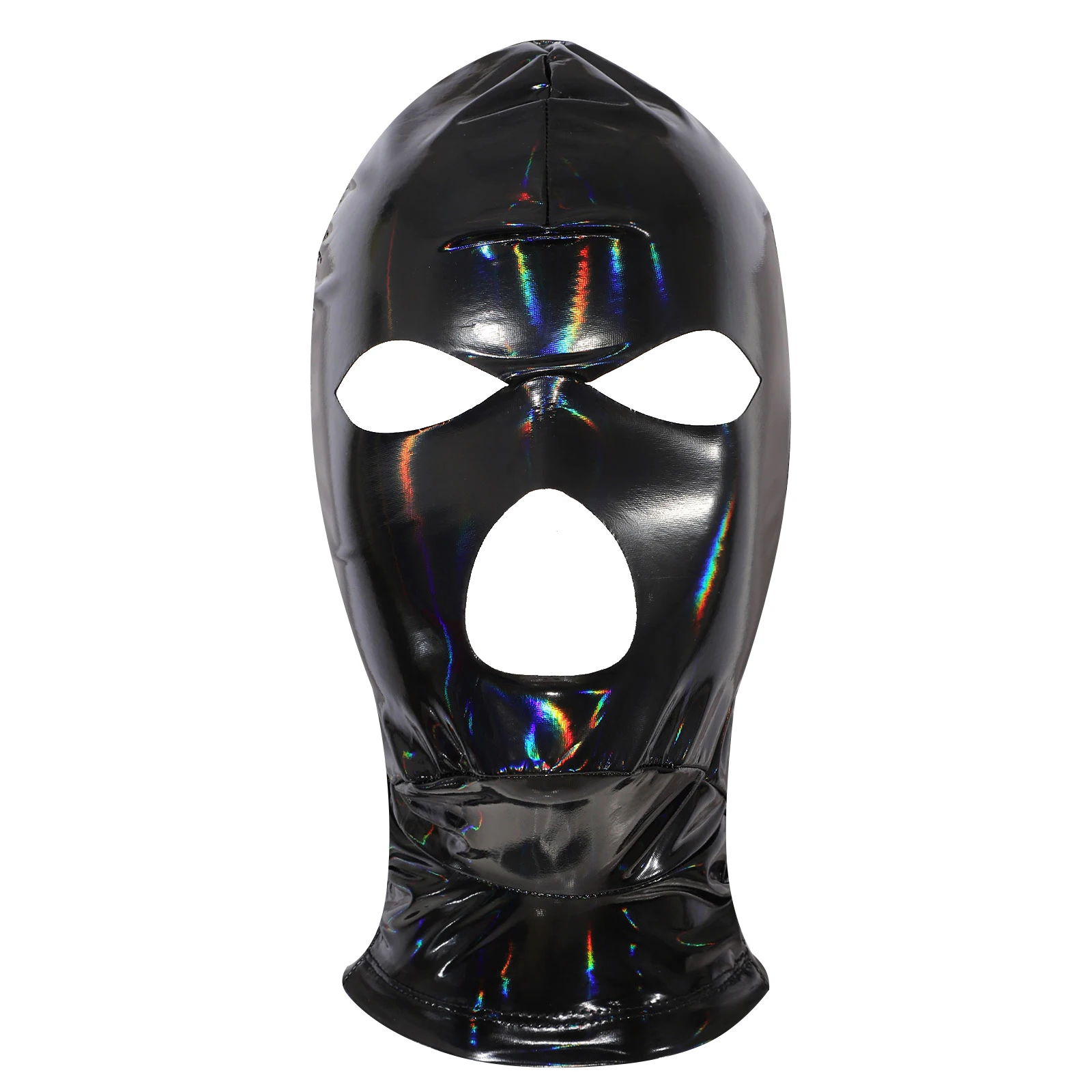 Adult-Nightclub-Full-Cover-Latex-Hood-Masks-3-Hole-Open-Eyes-Cutout ...