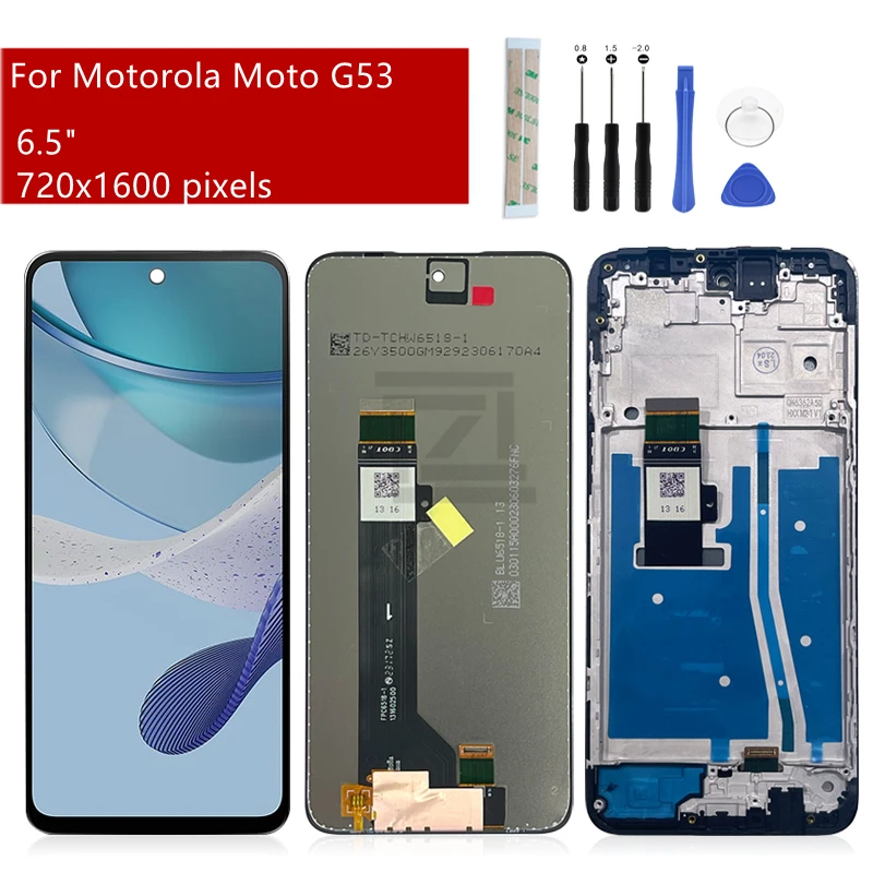 For-Motorola-Moto-G53-LCD-Display-Touch-Screen-Digitizer-Assembly-For ...