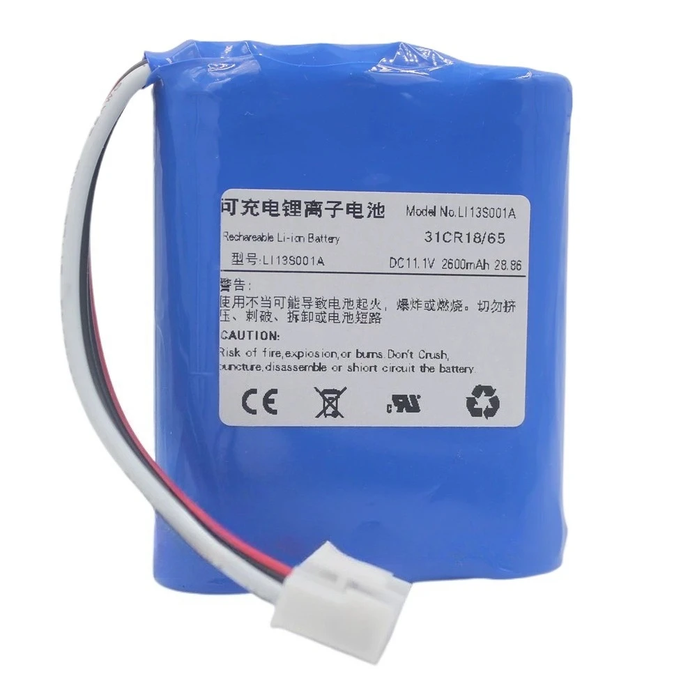 2600mah LI13S001A for Mindray BeneHeart R3 R3A UMEC10 R3 EKG UMEC6 ...