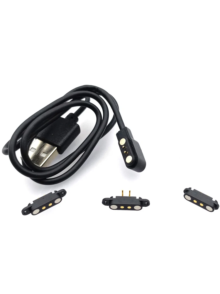 2Pin-2-8mm-Pitch-USB-Charging-Cable-Male-Female-PogoPin-Connector-Power ...