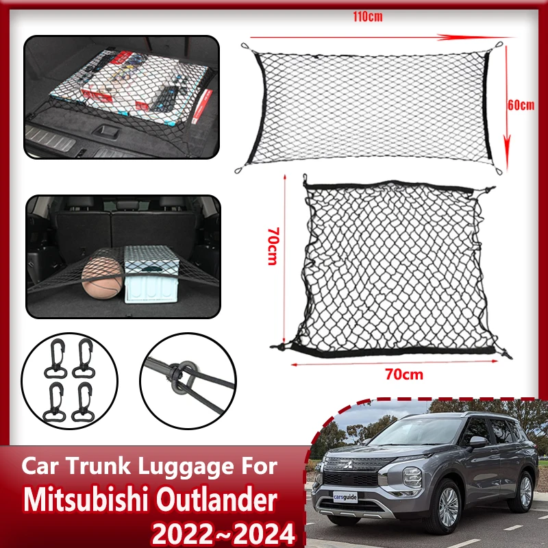 Car-Trunk-Nets-For-Mitsubishi-Outlander-PHEV-Accessories-MK4-IV-2022 ...