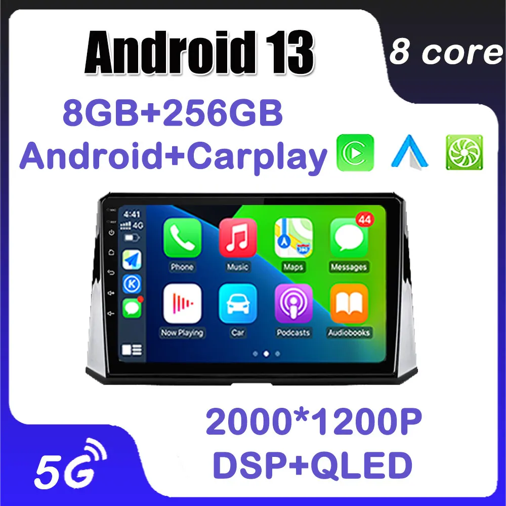 Auto GPS Navigation Android 13 for Toyota Corolla 2019 - 2020 WiFi IPS ...