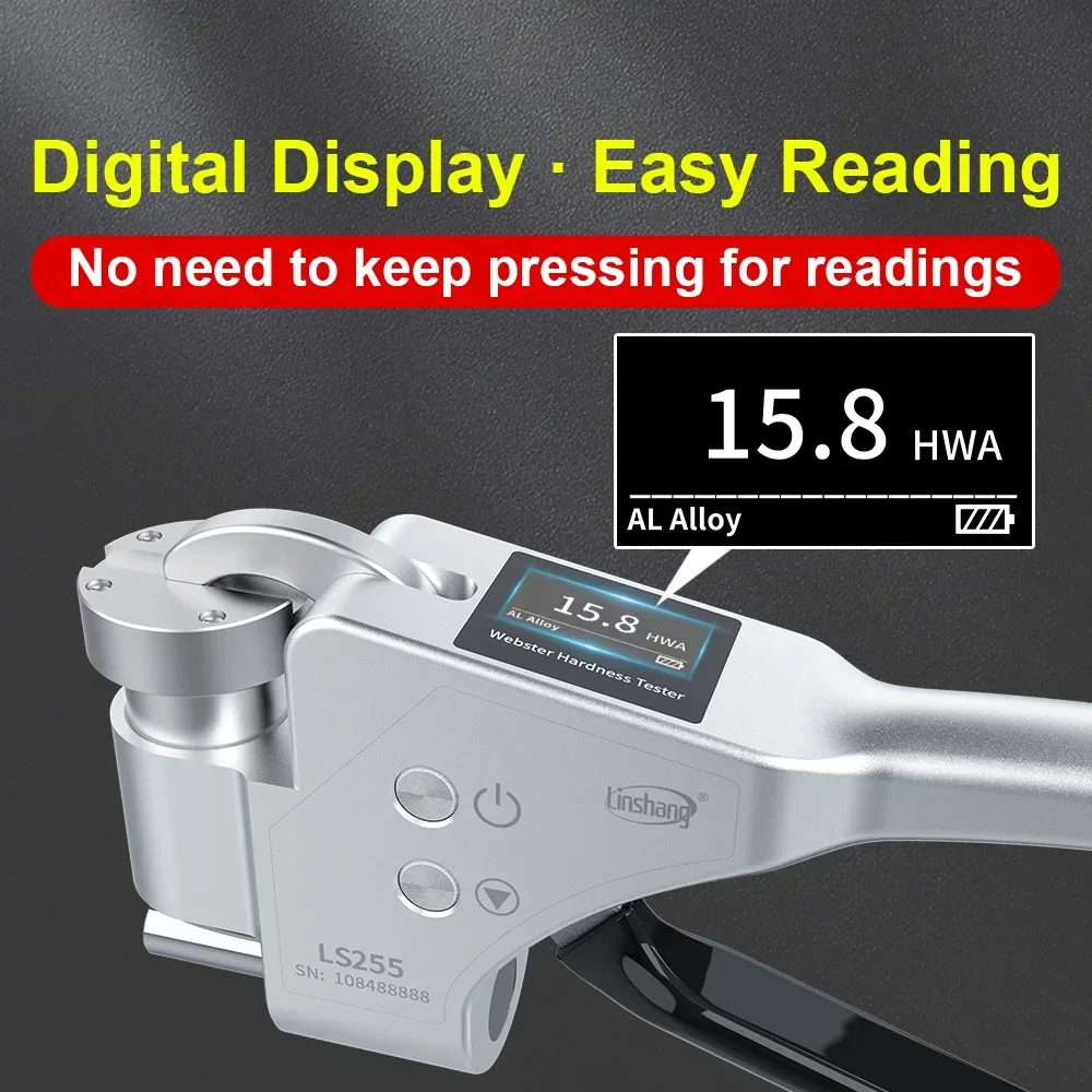 Webster Hardness Tester LS255 Aluminum Alloy Webster Digital Hardness ...