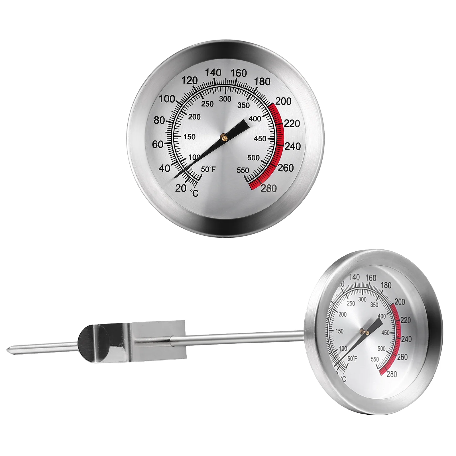 Stainless-Steel-Probe-Deep-Fried-Pot-Thermometer-Oil-Temperature-Gauge ...