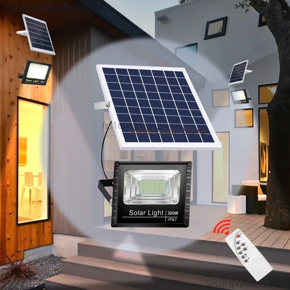 Solar-Light-Spotlights-Reflector-Outdoor-Led-Projector-Garden-Sunlight ...