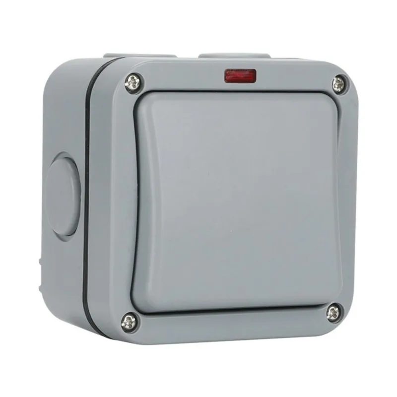 Outdoor-Waterproof-Wall-Switch-IP66-One-Open-Two-Open-Buttons ...