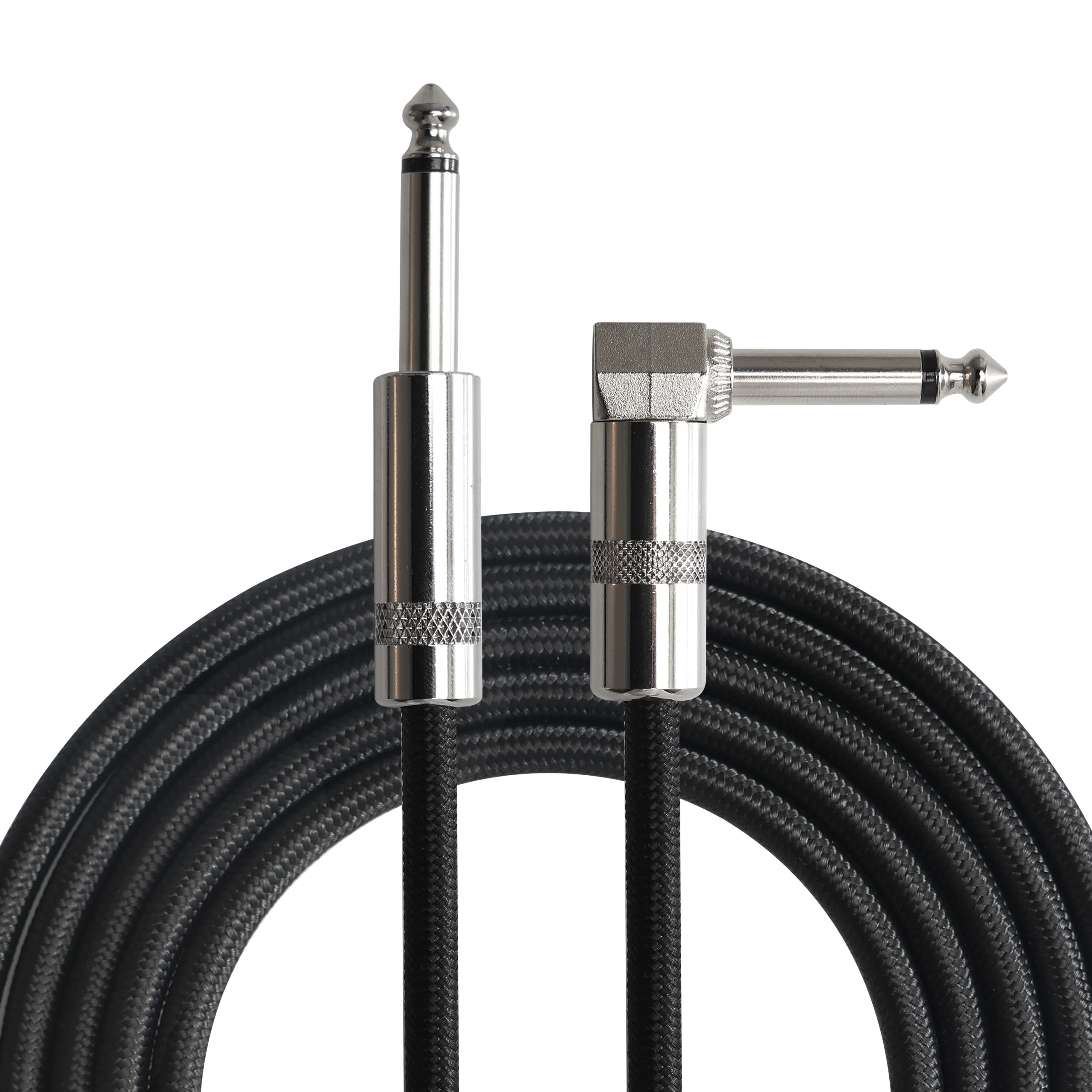 Pro C 6FT 1.8M Right Angle to Straight 6.35mm 1/4 Instrument Cable Bass ...