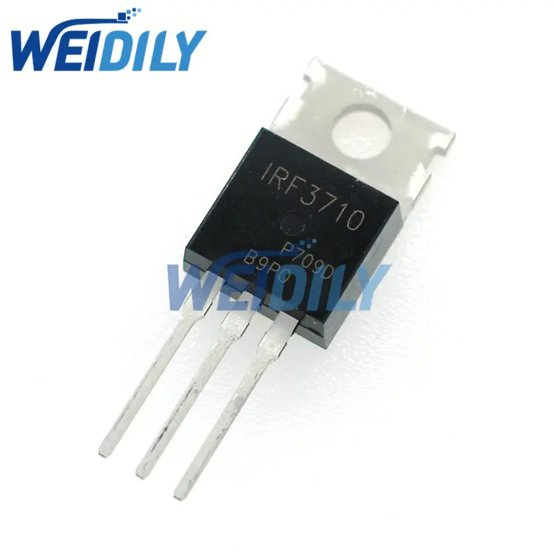 5PCS IRF3710 IRF3710PBF MOSFET MOSFT 100V 57A TO-220 New Triode Transistor