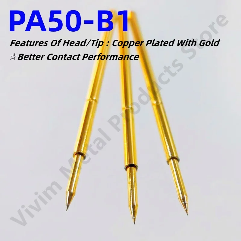20-100PCS-PA50-B1-Spring-Test-Probe-PA50-B-Test-Pin-Test-Tool-16-35mm ...