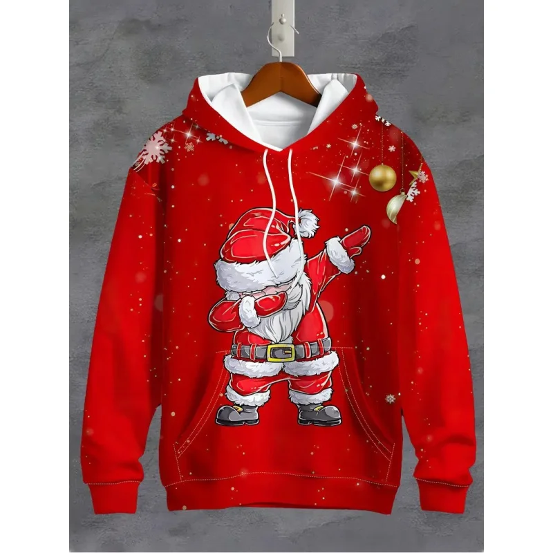 Navidad-Santa-Claus-3D-impreso-Sudadera-con-capucha-mu-eco-de-nieve ...