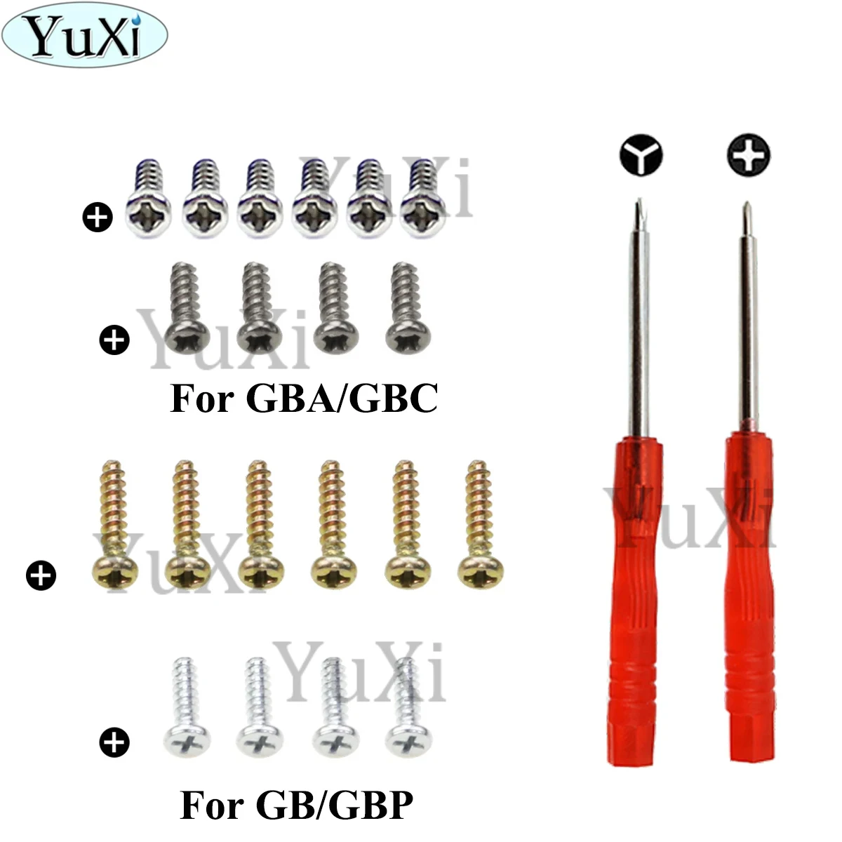 YuXi-Replacement-For-Gameboy-Advance-Color-Y-Cross-Tri-Wing-Screw-For ...