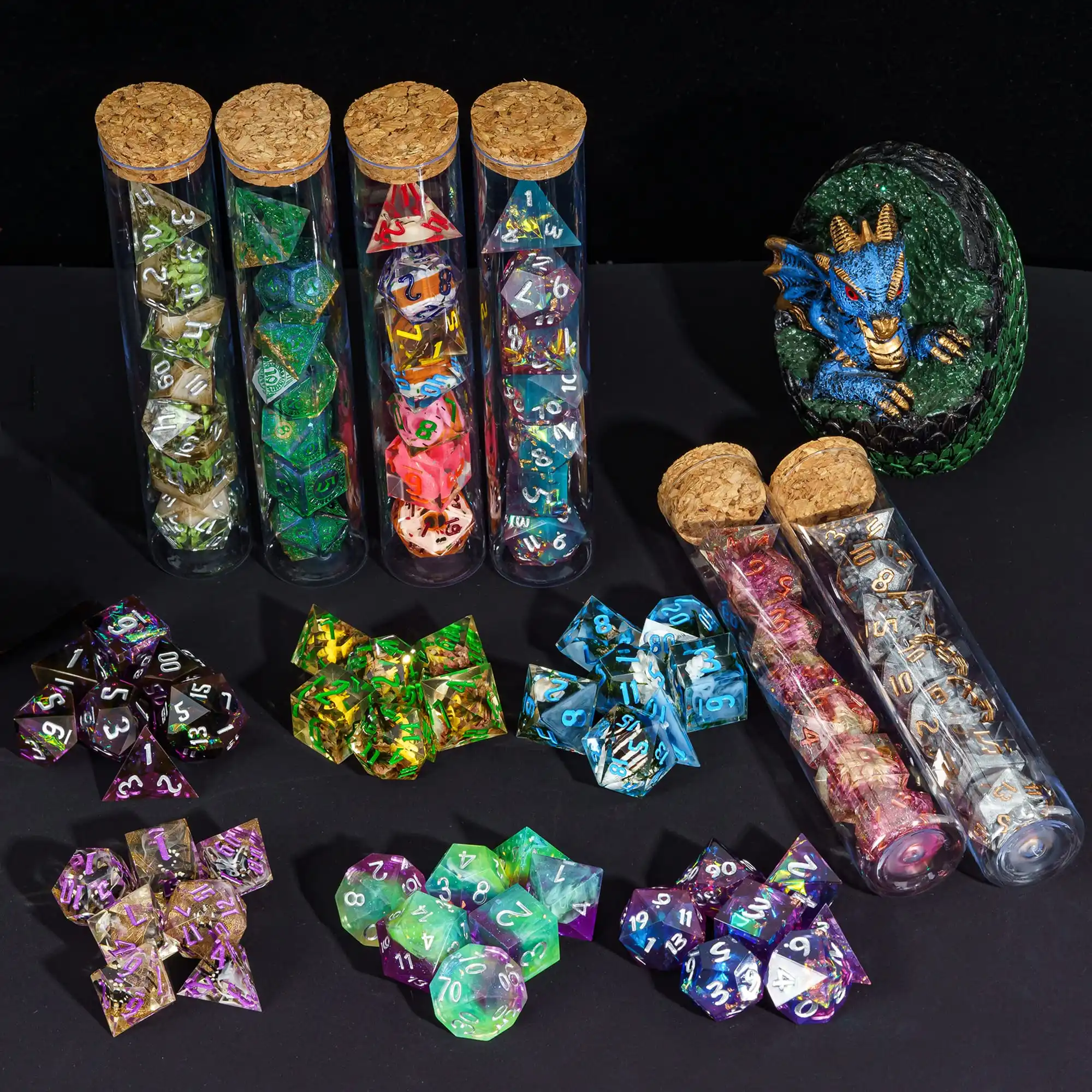 Conjunto-de-dados-poli-dricos-para-RPG-Boardgame-Lover-bordas-afiadas ...