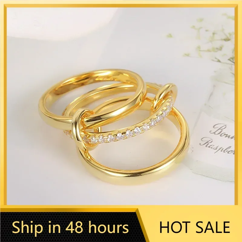 3-in-1-Rings-with-Multilayer-Stack-AAA-Zircon-Rings-for-Women-Glaze ...