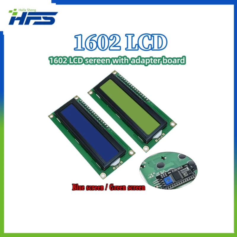 LCD1602 LCD2004 LCD12864 IIC/I2C Module Display, Blue/Green Screen for ...