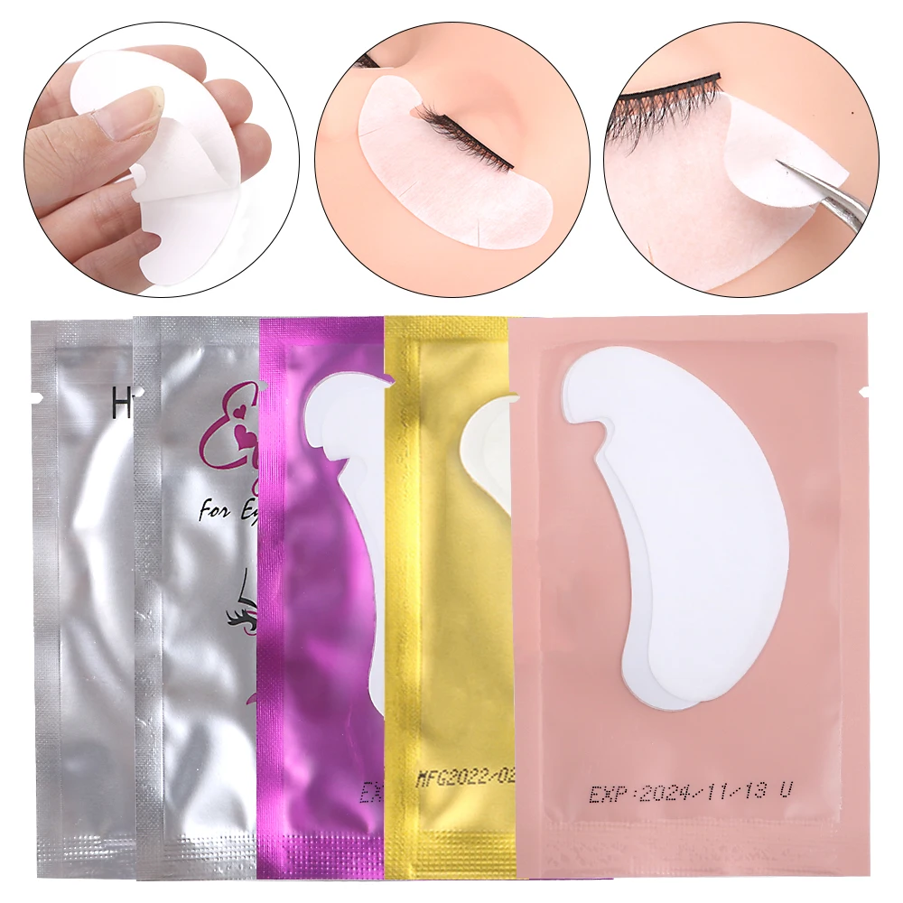 100-pair-Advanced-Gel-Pads-for-Extend-Eyelashes-Lint-Free-Patches ...