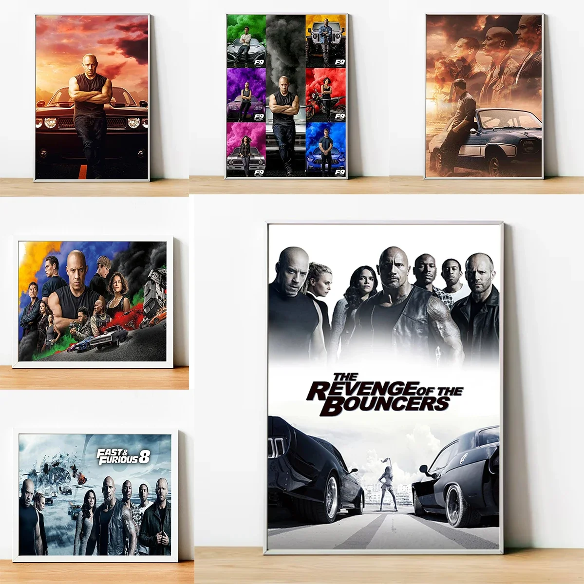 Wall-Posters-Fast-Furious-Classic-Movie-Decorative-Paintings-Home ...