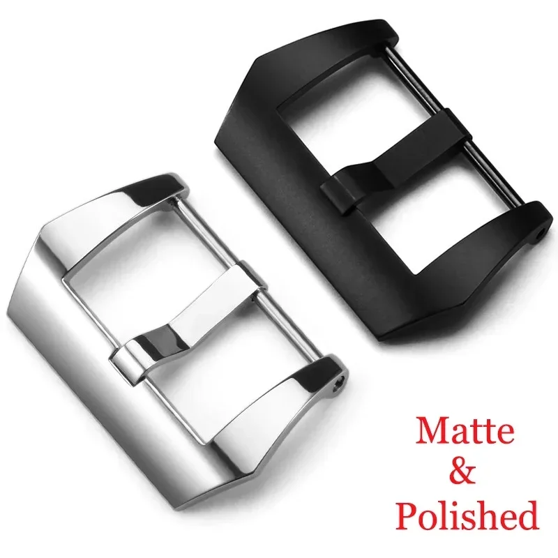 316L Stainless Steel Buckle for Panerai PAM Matte & Polished Pin Buckle ...