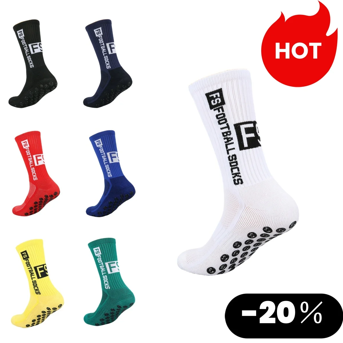 2-pairs-Non-Slip-Football-Socks-Mens-Friction-Gasket-Tube-Running-Ice ...