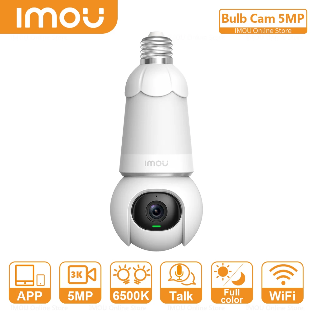 IMOU-WiFi-Surveillance-Bulb-Camera-Bulb-Camera-2in1-3K-UHD-Image-Easy ...