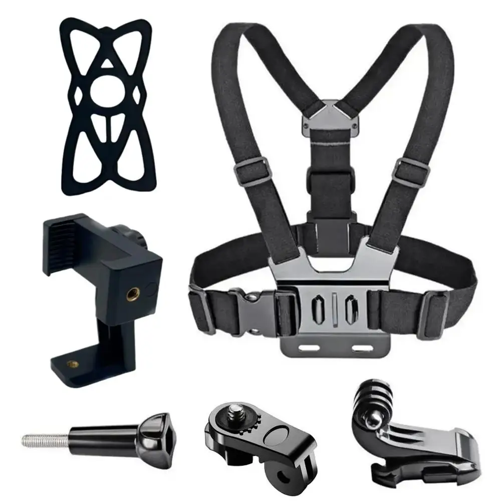 Chest-Strap-Rotate-Phone-Mount-for-iphone-Smart-Phone-Belt-Body-Harness ...