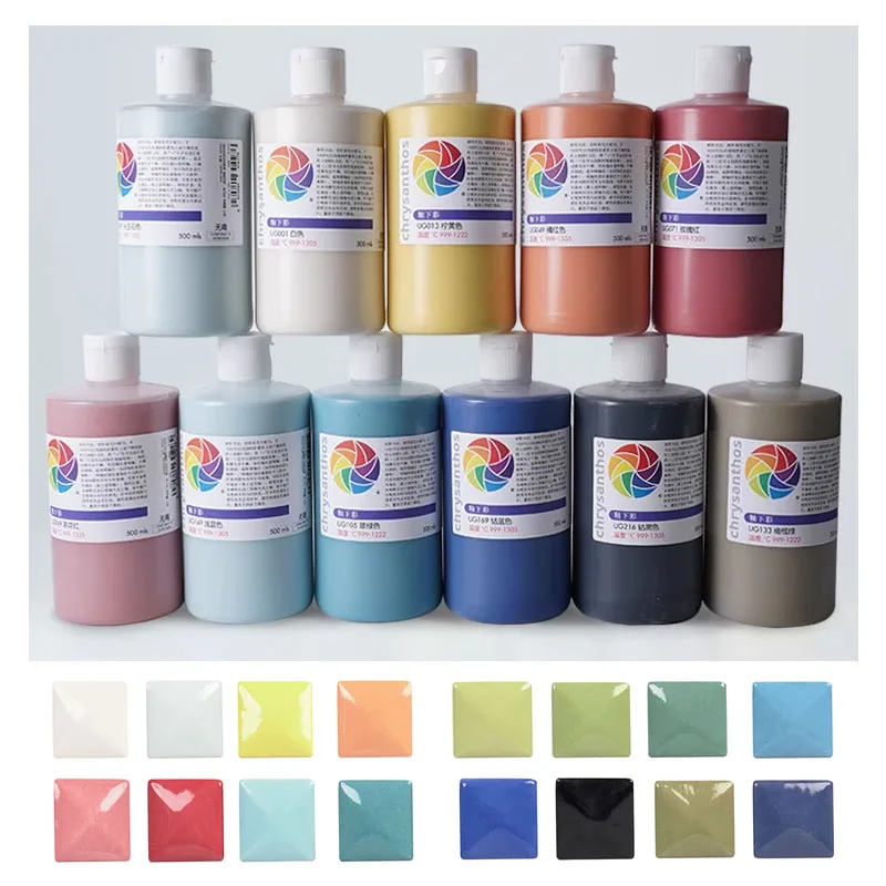 500ml-Large-Bottle-Ug-Underglaze-Color-Ceramic-Hand-painted-Pigment ...