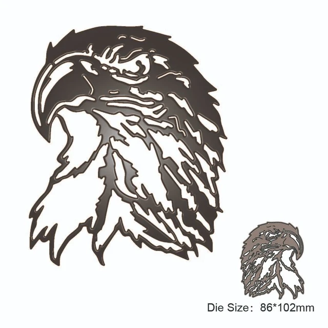 Eagle Head Stencil