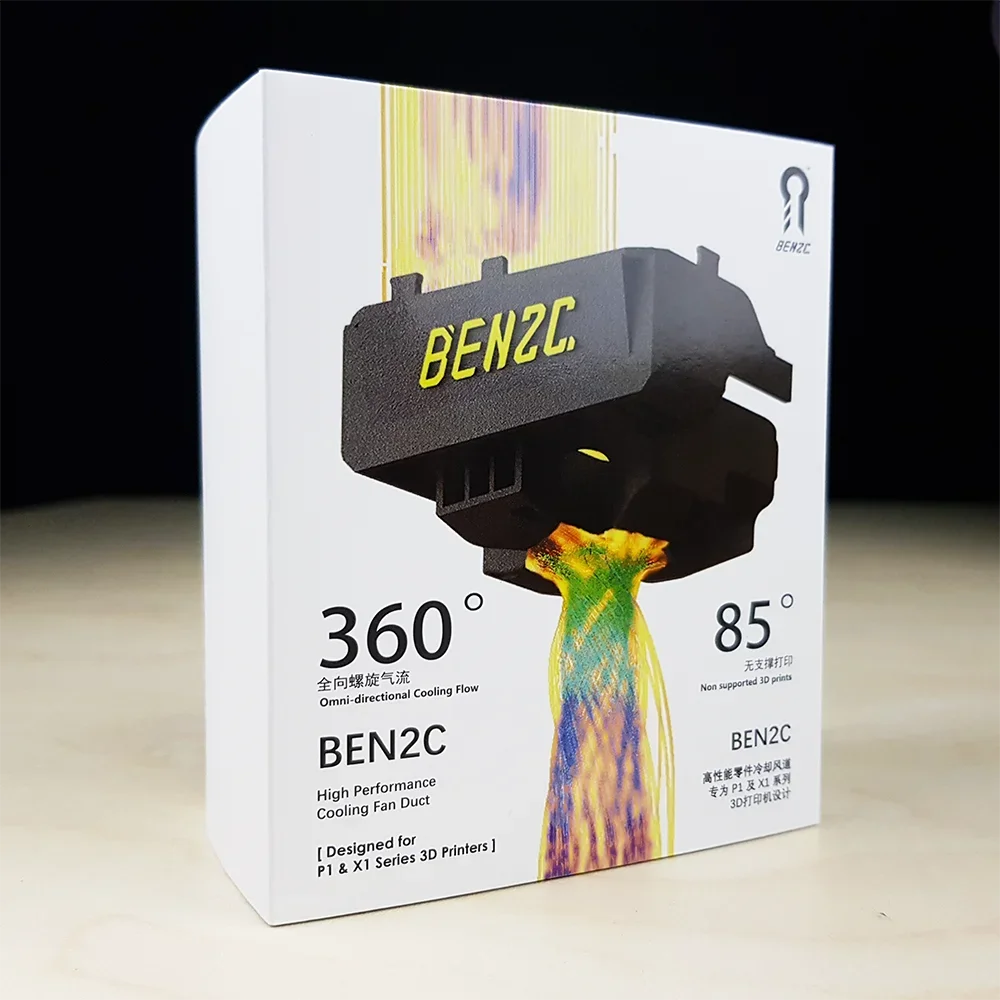 For-Bambu-Lab-Fan-Duct-PA12-High-Strength-Nylon-360-Flowing-For ...