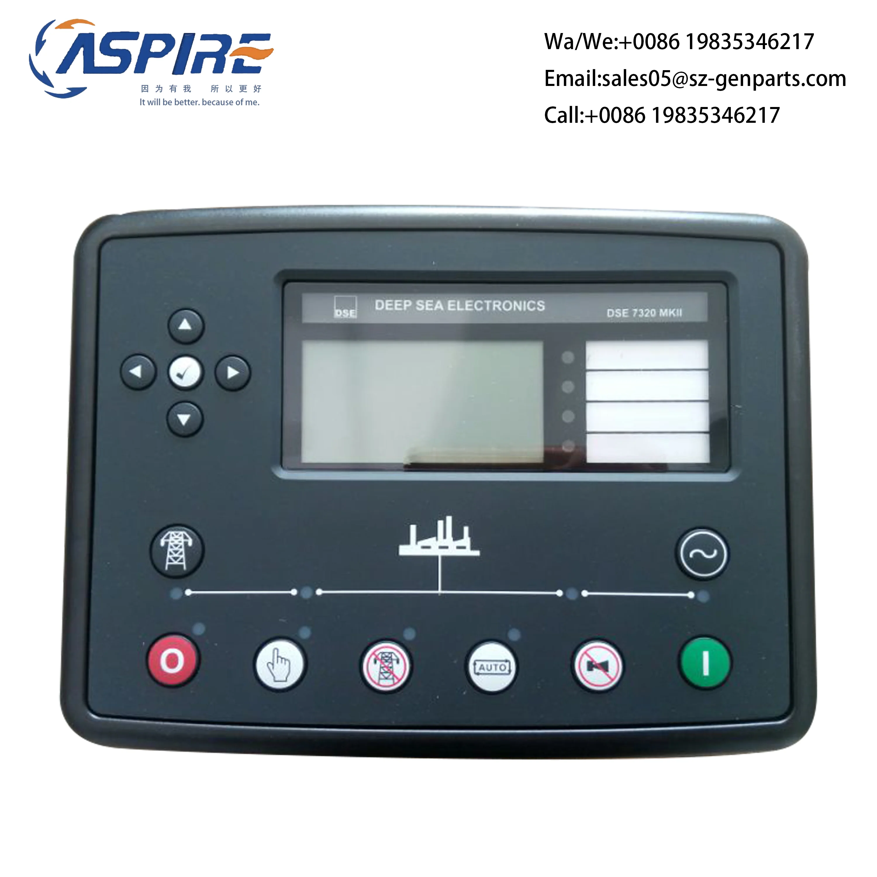 Original DSE7320 auto generator controller DSE 7320 ATS panel electric ...