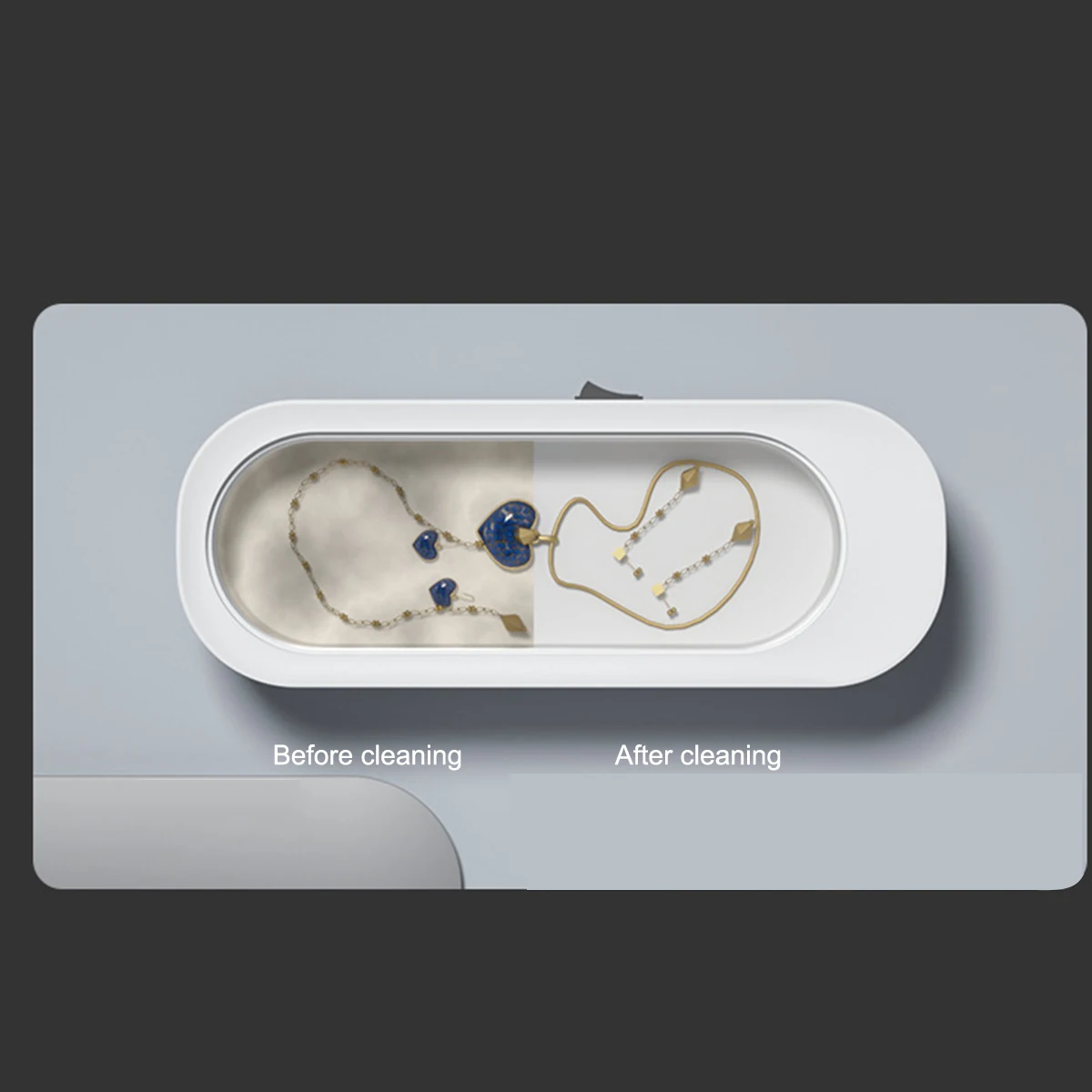 Портативный Ультразвуковой очиститель для ювелирных изделий, 360 ...