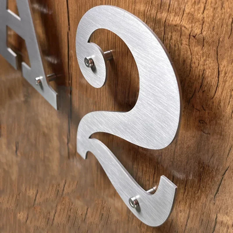 127mm-5in-Stainless-Steel-Letters-Numbers-Outdoor-Floating-Metal ...